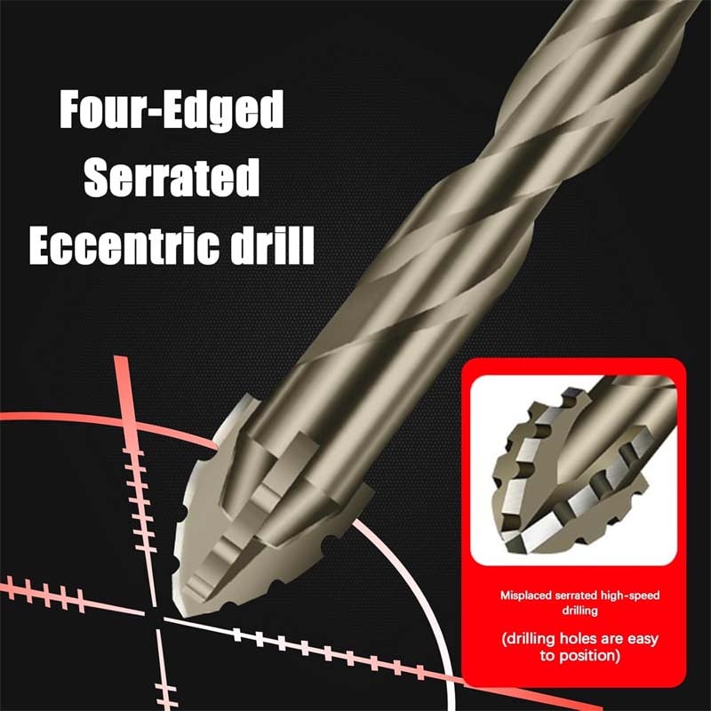 Four Blade Serrated Eccentric Drill – Peachloft