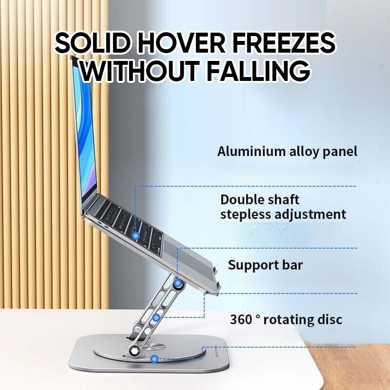 Aluminum Alloy Swivel Computer Stand – Peachloft