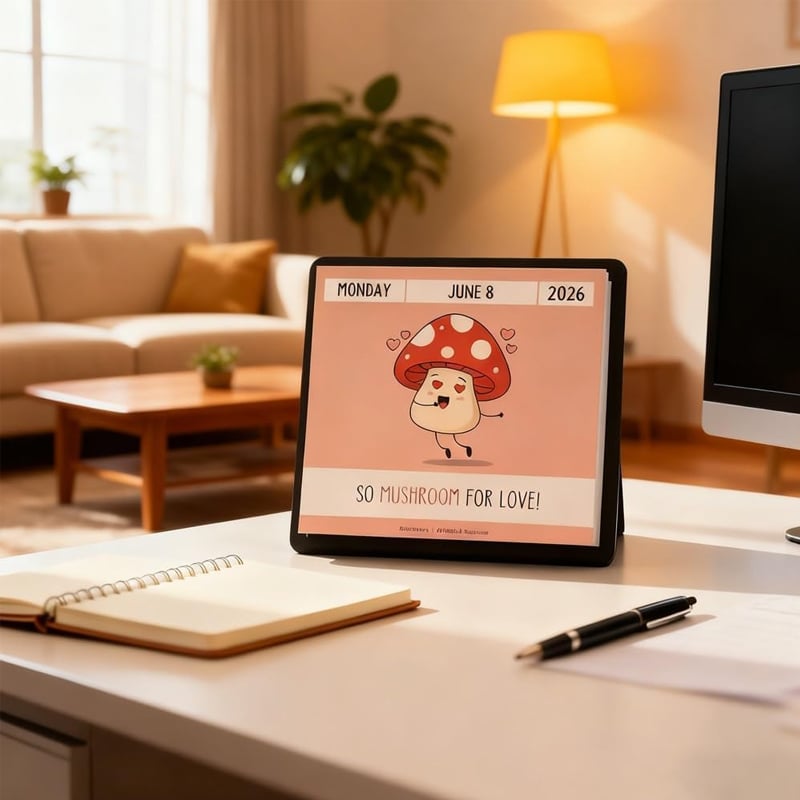 2026 Fun and Inspirational Desktop Calendar – Peachloft