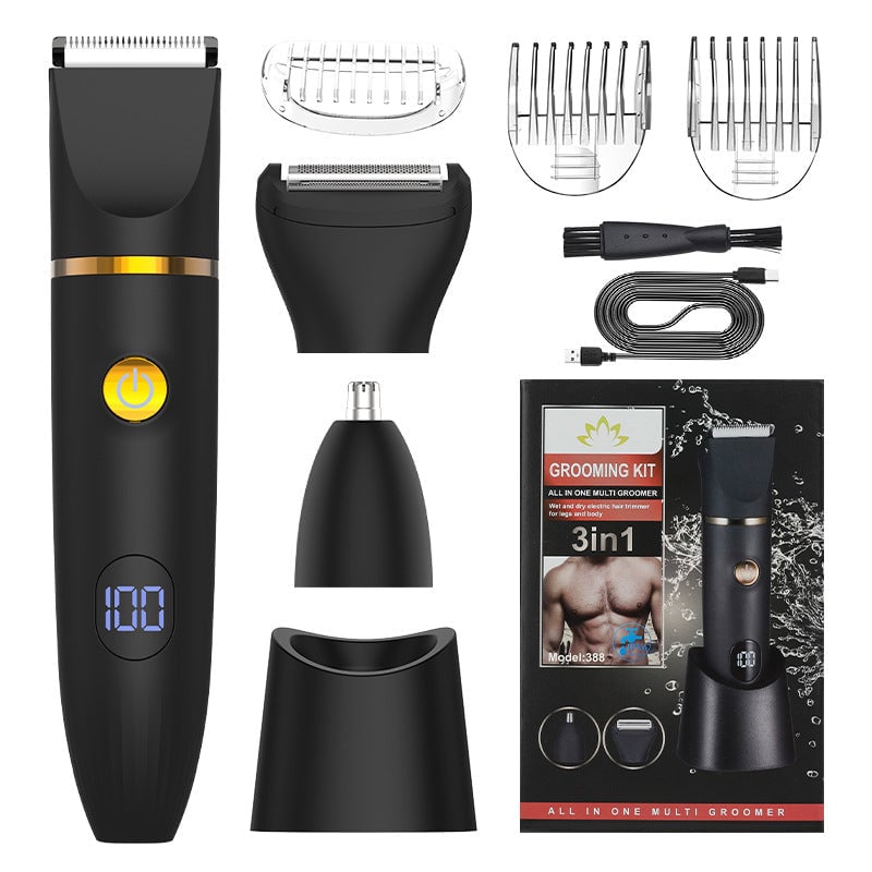 3 in 1 Electric Body Hair Shaver – Peachloft