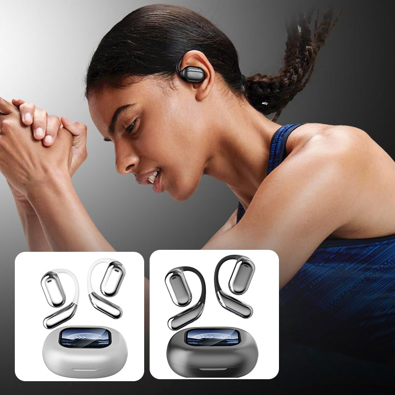 LCD Open-Ear Wireless Bluetooth Earbuds – Peachloft
