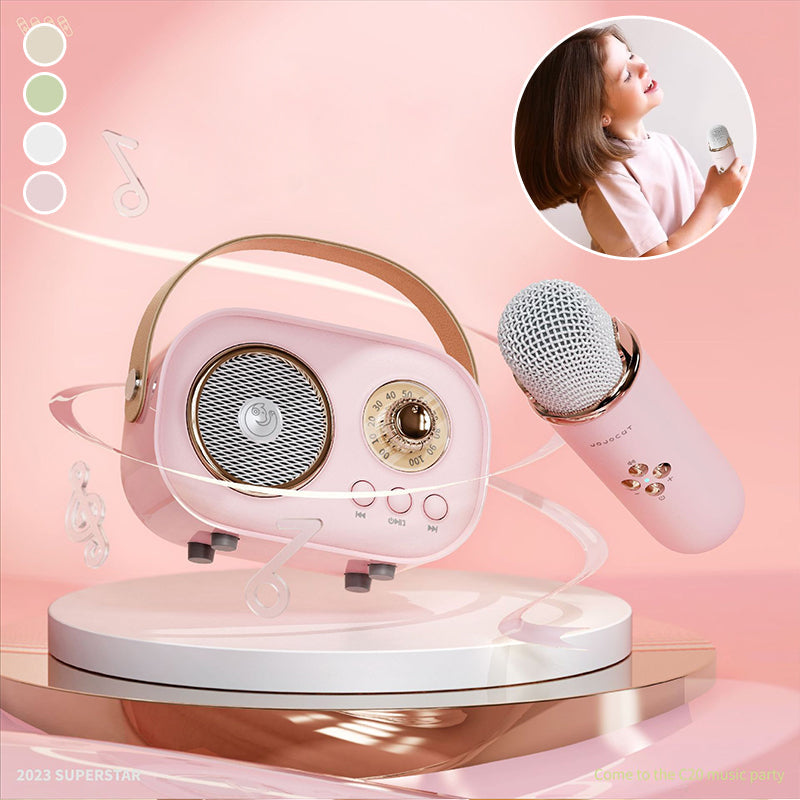 Portable Bluetooth Speaker with Wireless Microphone – Peachloft