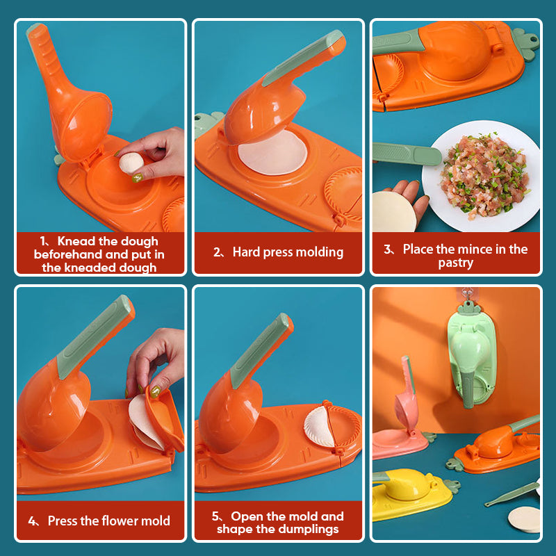 New Dumpling Mold Pressure 2 in 1 – Peachloft