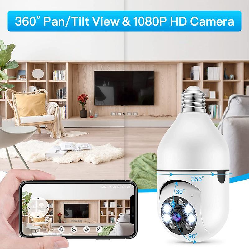 Automatic Tracking Wireless 360° Panoramic Light Camera – Peachloft