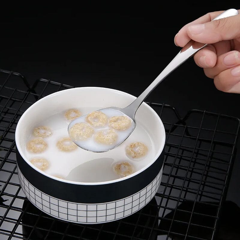 Square Head Stainless Steel Spoons – Peachloft