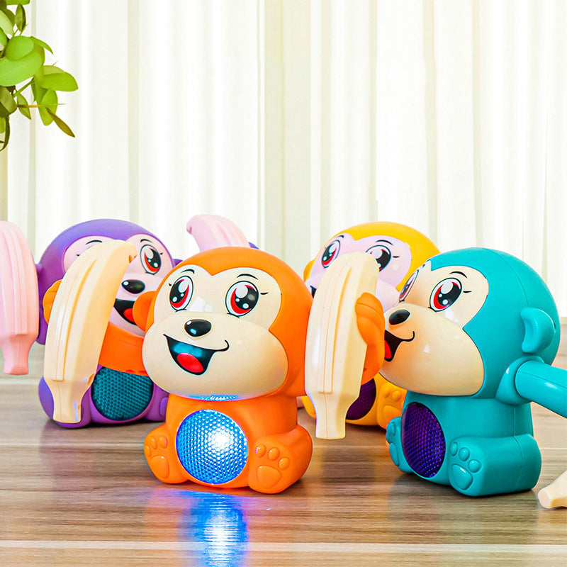 Early Infant Electric Flip And Head Monkey Toy – Peachloft