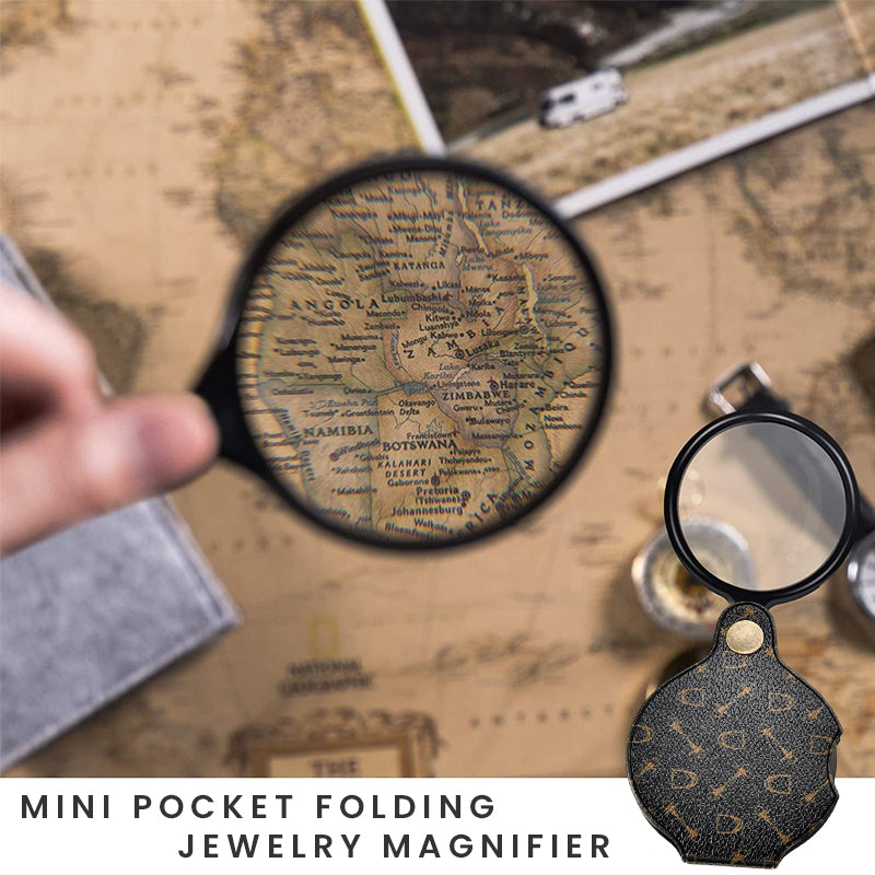 Premium Folding Mini Magnifying Glass – Peachloft