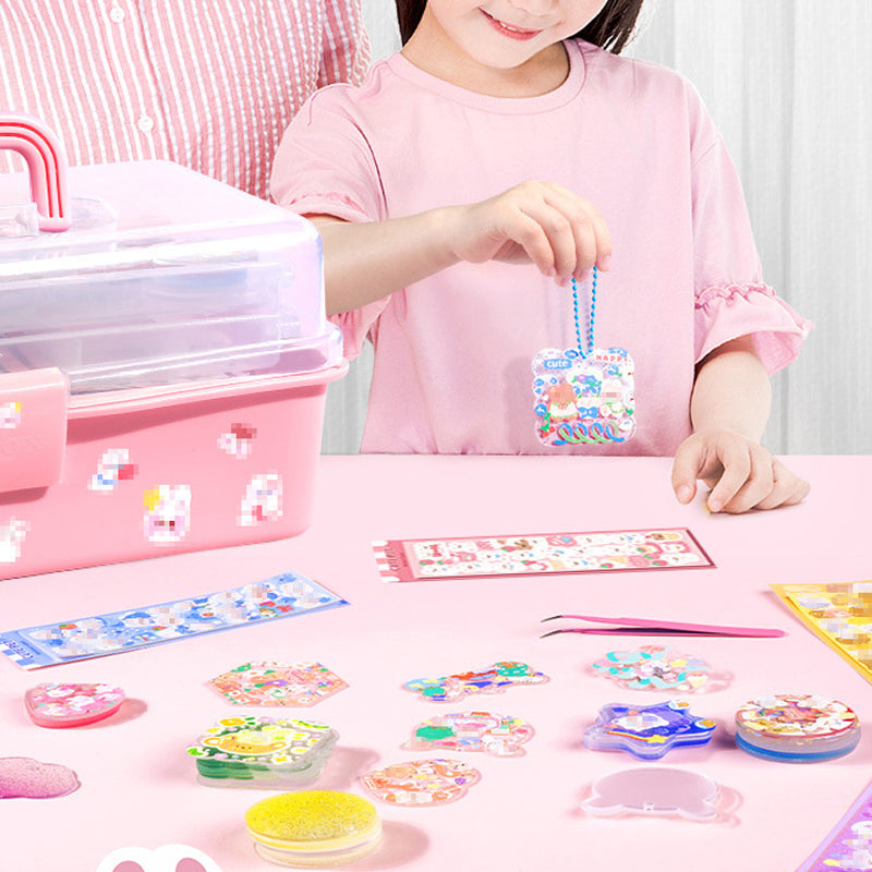 Goo Card Sticker Set Children's Toys To Make Handbook – Peachloft