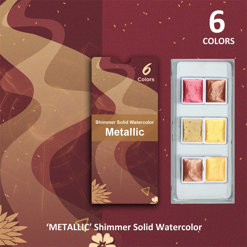 Solid Watercolor Paint Set – Peachloft