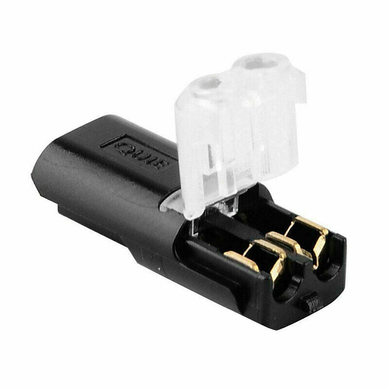 Double-wire Push-in Connector with Locking Buckle – Peachloft
