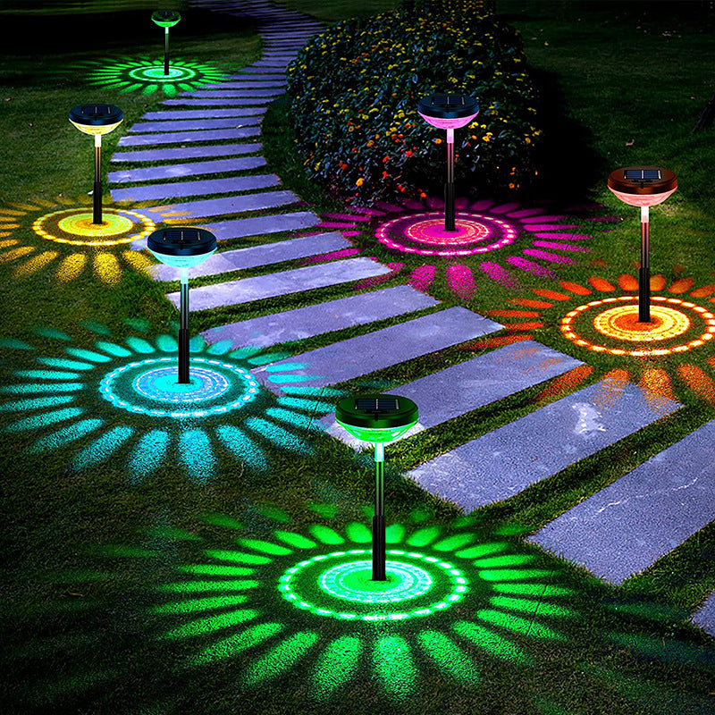 Solar Powered Colorful Outdoor Lighting – Peachloft