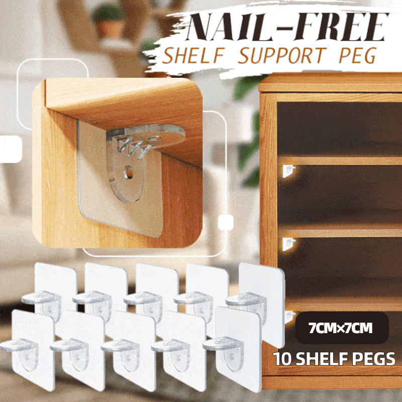 Nail-free Shelf Support Peg10 – Peachloft