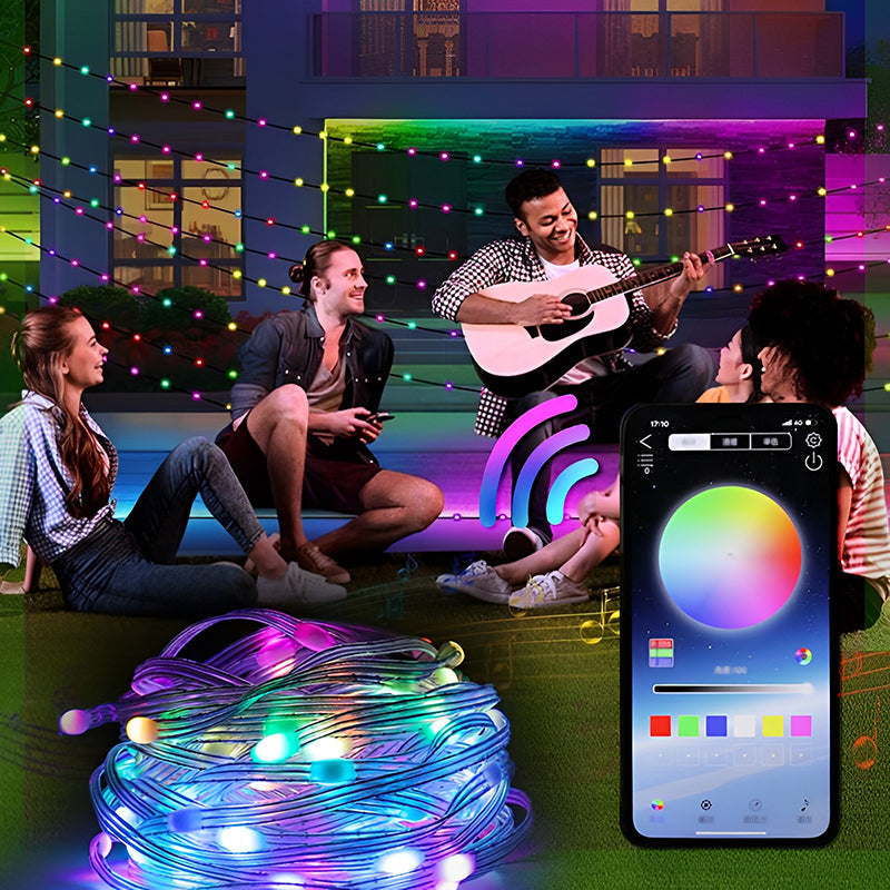 Colorful Remote Control Lights – Peachloft
