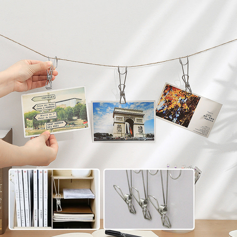 Stainless Steel Clothes Pins Hook Clip – Peachloft