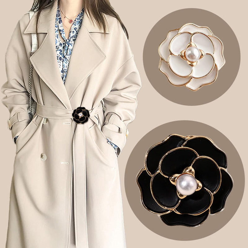 Women's Elegant Pearl Floral Clip – Peachloft