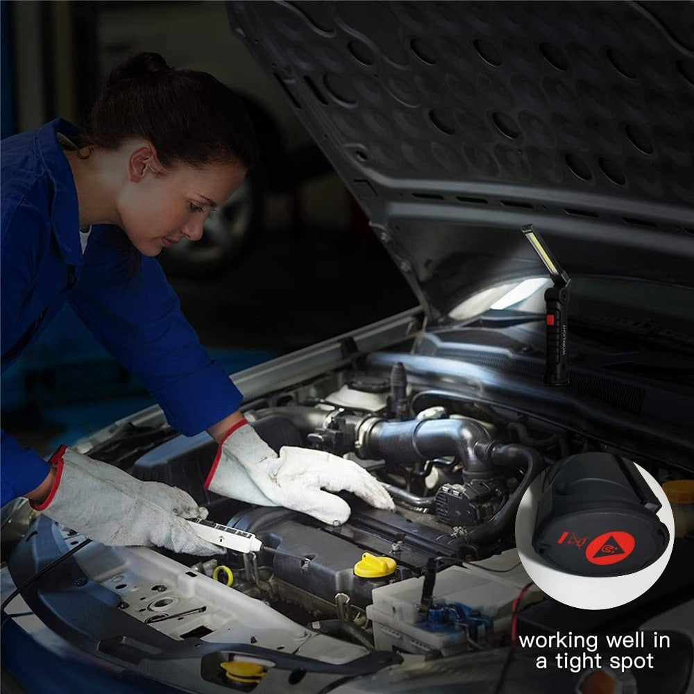 Magnetic Rechargeable Flashlight – Peachloft